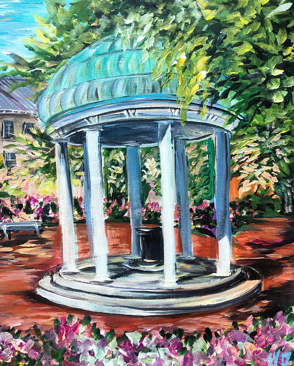 UNC Old Well Print – By Syd Studio